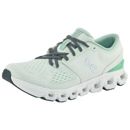 Sneaker On RUNNING "On RUNNING CLOUD 6", Damen, Gr. 37, aloe, hOneydew, Synthetik, Schuhe Sneaker