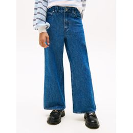 Stretch-Jeans Tommy Hilfiger "MABEL MEDIUM DENIM", Jungen, Gr. 12 (152), N-Gr, blau (medium), Denim/Jeans, Obermaterial: 99% Baumwolle, 1% Elasthan, unifarben, regular fit lang, Jeans, f&uuml;r Kinder bis 16 Jahre, stone washed