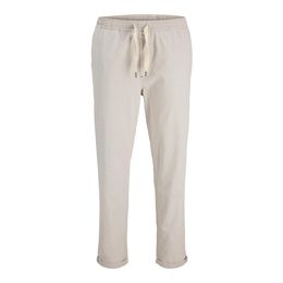 Jack & Jones Sweathose JACK & JONES "JPSTACE SOLAR JOGGER PANT", Herren, Gr. S, N-Gr, string, Web, Obermaterial: 98% Baumwolle, 2% Elasthan, unifarben, regular fit kn&ouml;chellang, Hosen Sweathose