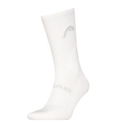 Tennissocken Head "Head TENNIS CREW 1P", Gr. 35-38, wei&szlig;, Materialmix, normal, Socken Tennissocken, D&auml;mpfungszonen f&uuml;r zus&auml;tzlichen Komfort