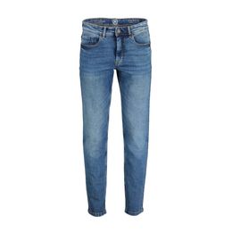 5-Pocket-Hose Lerros "Lerros CONLIN 5-Pocket Stretch-Denim, SLIM FIT, unifarben CONLIN", Herren, Gr. 32, L&auml;nge 34, blau (sports blau), 99% Baumwolle, 1% Elasthan, slim fit, Hosen 5-Pocket-Hose, Herrenjeans, robuster Baumwollstoff, bequem, pflegeleicht