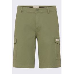 Shorts Blend "BHMASON SLIM/REG CARGO SHORTS", Herren, Gr. L, N-Gr, oil gr&uuml;n, Web, Obermaterial: 98% Baumwolle, 2% Elasthan, unifarben, regular fit, Hosen Shorts
