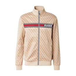 Guess Athletic Zip-Up Hoodie 'Korbin' female Brown size S