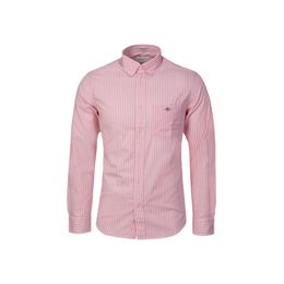 Gant Button Up Shirt male Pink size XL
