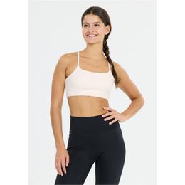 ENDURANCE ATHLECIA Sport-BH ATHLECIA "Blossom", Damen, Gr. L, wei&szlig;, 77% Polyamid, 23% Elasthan, unifarben, BHs Sport-BH, f&uuml;r ein besonders weiches Tragegef&uuml;hl