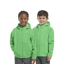 Outdoorjacke Jack Wolfskin "FLAZE JACKET K", Kinder, Gr. 116, lizard, Obermaterial: 100% POLYESTER; Futter: 100% POLYESTER, Jacken Outdoorjacke