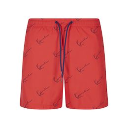 Badeshorts Karl Kani "Karl Kani Herren", Herren, Gr. S, US-Gr&ouml;&szlig;en, rot, 100% Polyester, Badehosen Badeshorts