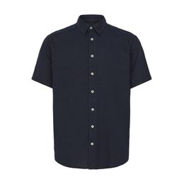 Kurzarmhemd Blend "BHBOBBY LINEN S/S", Herren, Gr. M, N-Gr, salute, Web, Obermaterial: 55% Leinen, 45% Viskose, unifarben, regular fit, Hemden