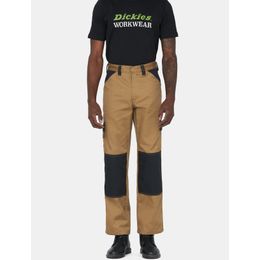 Arbeitshose Dickies "Dickies Workwear Hosen EVERYDAY TROUSERS", Herren, Gr. 28x32, L&auml;nge 32, gr&uuml;n (khaki, schwarz), Obermaterial: 65% Polyester, 35% Baumwolle, Hosen Arbeitshose