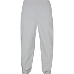 Jogginghose Urban Classics "Urban Classics Herren Wide Track Pants", Herren, Gr. S, US-Gr&ouml;&szlig;en, lightasphalt, 100% Polyamid, unifarben, relaxed fit, Hosen Jogginghose