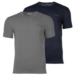 Emporio Armani Shirt male Blue, Grey size S