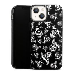 DeinDesign iPhone 13 Mini Handy Slim Case extra d&uuml;nn Silikon Handyh&uuml;lle schwarz H&uuml;lle Muster 1. Fc K&ouml;ln Official Licensed Product Silikon Slim Case