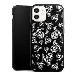 DeinDesign iPhone 12 mini Handy Slim Case extra d&uuml;nn Silikon Handyh&uuml;lle schwarz H&uuml;lle Muster 1. Fc K&ouml;ln Official Licensed Product Silikon Slim Case