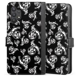 DeinDesign Galaxy A32 4G Handy Klapph&uuml;lle Handyh&uuml;lle aus Kunst Leder schwarz Flip Case Muster 1. Fc K&ouml;ln Official Licensed Product Sideflip mit Lasche