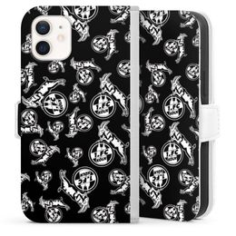 DeinDesign iPhone 12 mini Handy Klapph&uuml;lle Handyh&uuml;lle aus Kunst Leder wei&szlig; Flip Case Muster 1. Fc K&ouml;ln Official Licensed Product Sideflip mit Lasche
