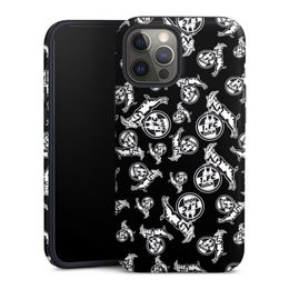 DeinDesign iPhone 12 Pro Handy Panzer Handyh&uuml;lle robuste Outdoor H&uuml;lle Schutzh&uuml;lle matt Muster 1. Fc K&ouml;ln Official Licensed Product Tough Case