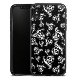 DeinDesign iPhone X Handy Silikon H&uuml;lle Case schwarz Handyh&uuml;lle Muster 1. Fc K&ouml;ln Official Licensed Product