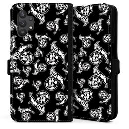 DeinDesign Galaxy A32 5G Handy Klapph&uuml;lle Handyh&uuml;lle aus Kunst Leder schwarz Flip Case Muster 1. Fc K&ouml;ln Official Licensed Product Sideflip mit langer Lasche