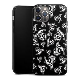 DeinDesign iPhone 12 Pro Handy Slim Case extra d&uuml;nn Silikon Handyh&uuml;lle schwarz H&uuml;lle Muster 1. Fc K&ouml;ln Official Licensed Product Silikon Slim Case