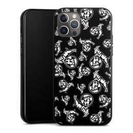 DeinDesign iPhone 12 Pro Handy Silikon H&uuml;lle Case schwarz Handyh&uuml;lle Muster 1. Fc K&ouml;ln Official Licensed Product