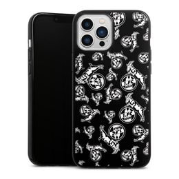 DeinDesign iPhone 13 Pro Max Handy Silikon H&uuml;lle Case schwarz Handyh&uuml;lle Muster 1. Fc K&ouml;ln Official Licensed Product