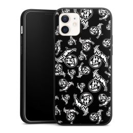 DeinDesign iPhone 12 Handy Premium Silikon H&uuml;lle Handyh&uuml;lle schwarz Case Muster 1. Fc K&ouml;ln Official Licensed Product Silikon Premium Case