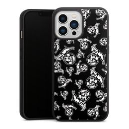 DeinDesign iPhone 13 Pro Max Handy Premium Silikon H&uuml;lle Handyh&uuml;lle schwarz Case Muster 1. Fc K&ouml;ln Official Licensed Product Silikon Premium Case