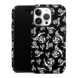 DeinDesign iPhone 14 Pro Handy Panzer Handyh&uuml;lle robuste Outdoor H&uuml;lle Schutzh&uuml;lle matt 1. Fc K&ouml;ln Muster Official Licensed Product Tough Case