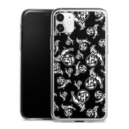 DeinDesign iPhone 11 Handy Slim Case Silikon Handyh&uuml;lle transparent H&uuml;lle extra d&uuml;nn Muster 1. Fc K&ouml;ln Official Licensed Product Silikon Slim Case