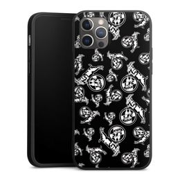 DeinDesign iPhone 12 Pro Handy Premium Silikon H&uuml;lle Handyh&uuml;lle schwarz Case Muster 1. Fc K&ouml;ln Official Licensed Product Silikon Premium Case