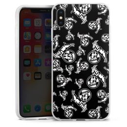 DeinDesign iPhone Xs Max Handy Silikon H&uuml;lle Case transparent Handyh&uuml;lle Muster 1. Fc K&ouml;ln Official Licensed Product Silikon Case