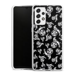 DeinDesign Galaxy A33 5G Handy Silikon H&uuml;lle Case wei&szlig; Handyh&uuml;lle Muster Official Licensed Product 1. Fc K&ouml;ln Silikon Case