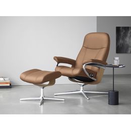stressless "Consul" mit Cross Base, Gr&ouml;&szlig;e S, M & L, Holzakzent Eiche