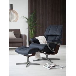 stressless "Reno" mit Cross Base, Gr&ouml;&szlig;e S, M & L, Holzakzent Braun