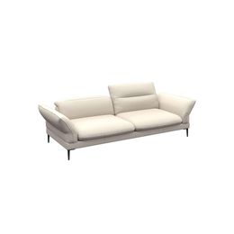 FLEXLUX "Salino, Funktionssofa, Relaxsofa" Sofa mit Arm- und Kopfteil-Verstellungen, Kaltschaum & Stahl-Wellen