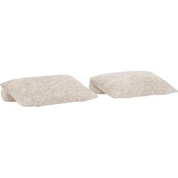 Dekokissen "Baldwin", beige (ted ivory), 4 Stk., Strukturstoff, SET ONE BY Musterring, Dekokissen_Sitzkissen_Kissenh&uuml;llen, 4-teiliges Kissenset, passend zum Bett Baldwin