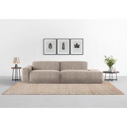 Trendmanufaktur "Braga, mit hochwertigem Kaltschaum, Megasofa, in Cord erh&auml;ltlich" modernes Big-Sofa, Couch mit hohem Sitzkomfort, 277/72/107 cm (B/H/T)