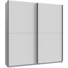 Kleiderschrank wimex, B:180cm H:198cm T:65cmwei&szlig;, griffe schwarz, Holzwerkstoff, Jugendzimmer, Schr&auml;nke, "Mugano, B/T/H 135 oder 180/65/198cm, Made