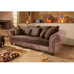 Home Affaire "King George Mega Sofa, viel Platz, Federkern"