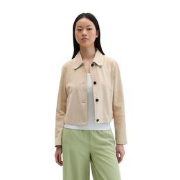 Marc O'Polo MARC O'POLO Damen Lederjacke "aus softem Ziegenleder"linen beige, Gr. 44, unifarben, Obermaterial: 100% Leder (Ziege); Futter: 100% Polyester, Jacken