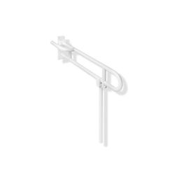 HEWI 801 St&uuml;tzklappgriff 801.50.812RS33 850 mm, Ausf&uuml;hrung rechts, rubinrot, St&uuml;tzlast bis 300 kg