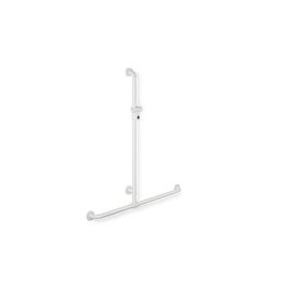 HEWI 801 Duschhandlauf 801.35.41018 962 x 1100 mm, senfgelb, mit Brausehalterstange
