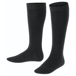 Falke Comfort Wool Kniestr&uuml;mpfe aus Wolle Kinder black 19-22