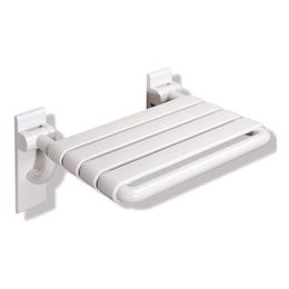HEWI Klappsitz Serie 801 8015121099 448 x 428 mm, reinweiss