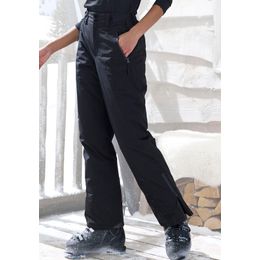 Skihose Vivance ACTIVE, Damen, Gr. 50, N-Gr, schwarz, Obermaterial: 100% Polyester. Futter: 100% Polyester, Hosen Skihose, Schneehose, Outdoorhose gef&uuml;ttert mit Schneefang