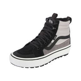 Sneaker Vans "MTE SK8-Hi Waterproof Insulated", Herren, Gr. 37, grau (gray, schwarz), Leder, Synthetik, Textil, Schuhe Sneaker, wasserdichter, gef&uuml;tterter Sneakerboot