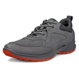 Sneaker Ecco "Ecco Biom Energi", Herren, Gr. 40, dunkelgrau, Leder, Textil, Schuhe Sneaker, Halbschuh, Freizeitschuh, Outdoorschuh mit gepolstertem Fersenkragen
