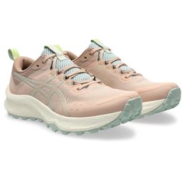 Trailrunningschuh asics "TRABUCO TERRA 3", Damen, Gr. 40, pale apricot, lichen rock, Textil, Schuhe Trailrunningschuh