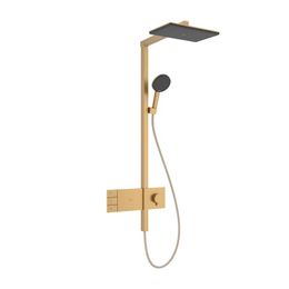Hansgrohe Raindance Alive Q Aufputz-Duschsystem mit Thermostat, 24590140,