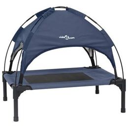 vidaXL Hundebett blau 62 cm, 70,5 cm, 62 cm